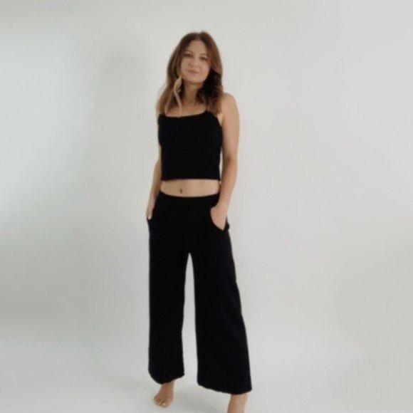 tonle | Pants & Jumpsuits | Tonle Zero Waste Jorani Pants In Black | Poshmark
